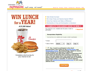 Win Lunch for a Year - Chick-Fil-A